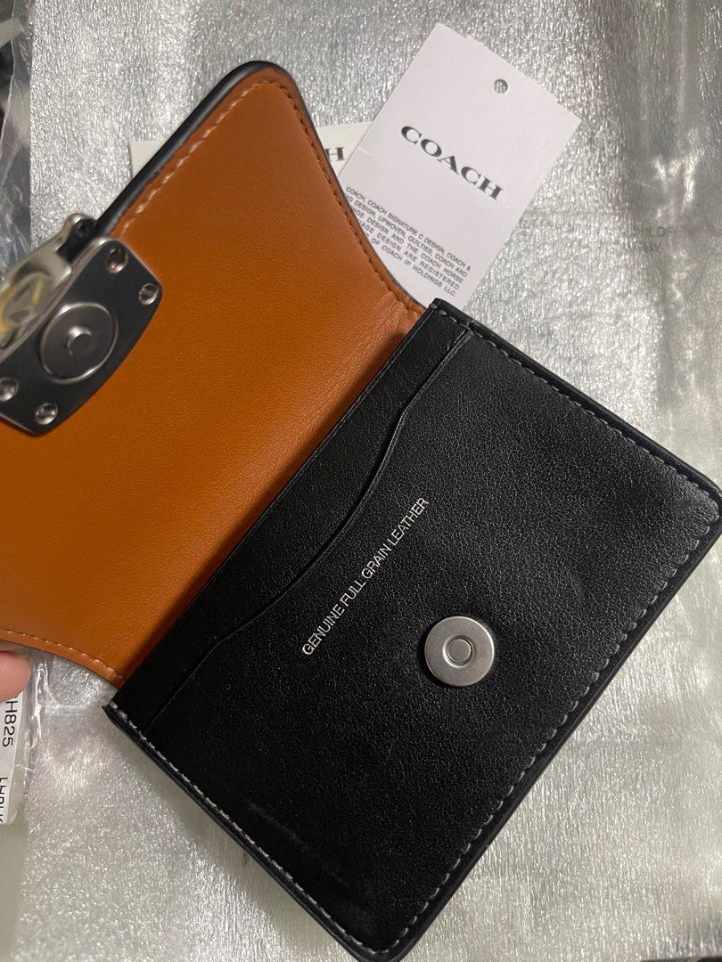 Coach Bandit Card Holder (with flaws), Women's Fashion, Bags & Wallets ...