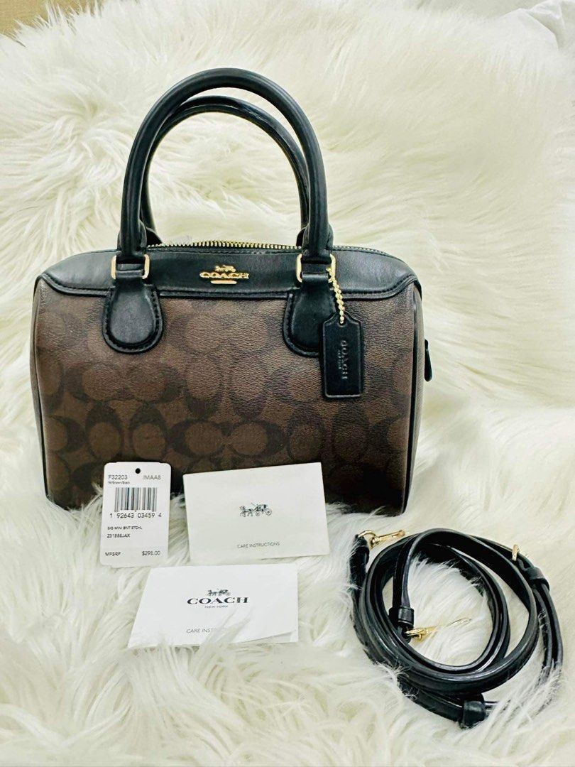 Coach Mini Bennet Satchel, Luxury, Bags & Wallets on Carousell