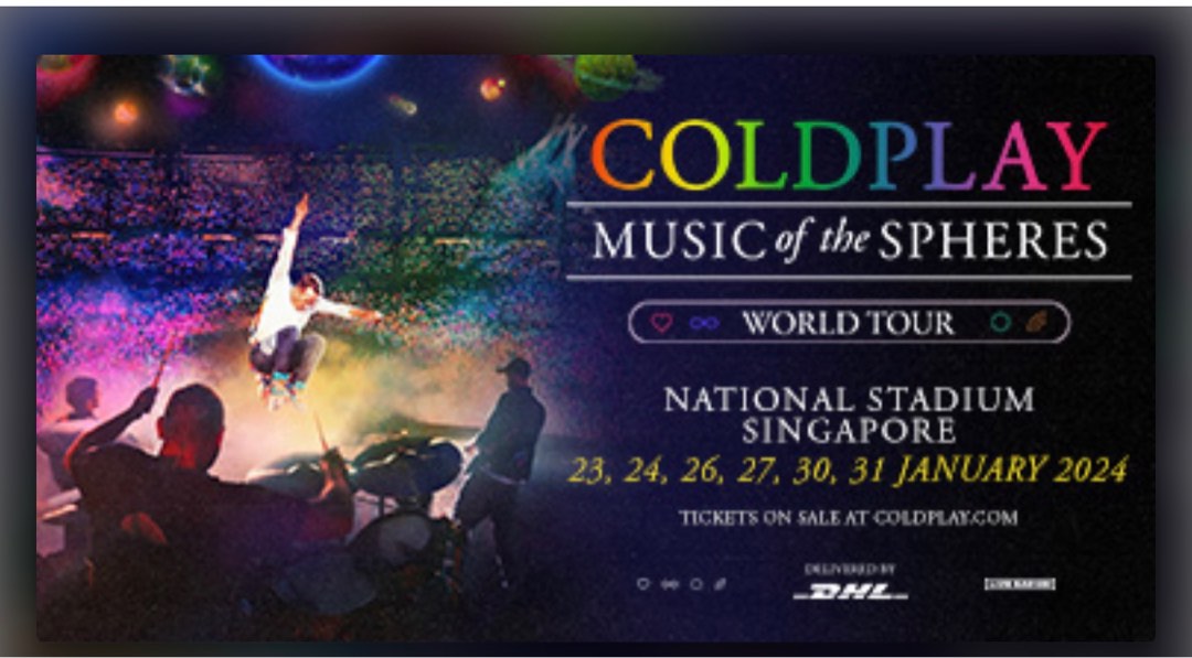 Coldplay concert Cat 1, 24th Jan, Tickets & Vouchers, Event Tickets on ...