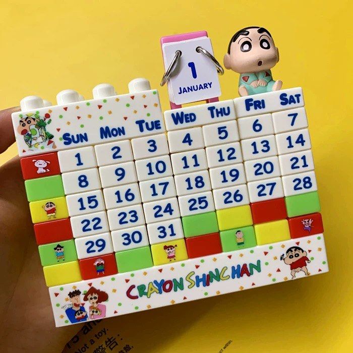 Crayon Shinchan Block Calendar, Hobbies & Toys, Stationery & Craft ...