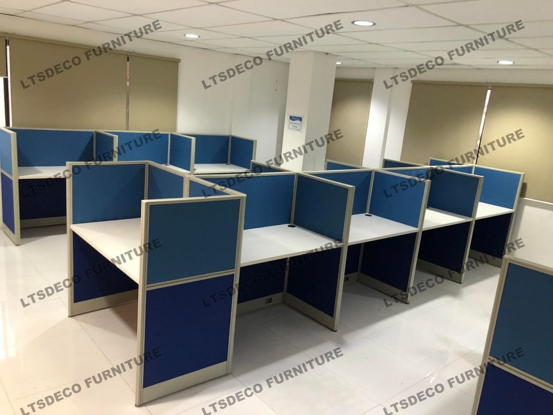 CUSTOMIZED CUBICLE OFFICE MODULAR TABLE FURNITURES - OFFICE PARTITION ...