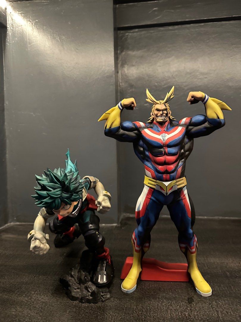 Deku and All Might figure - My Hero Academia, Hobbies & Toys, Toys ...