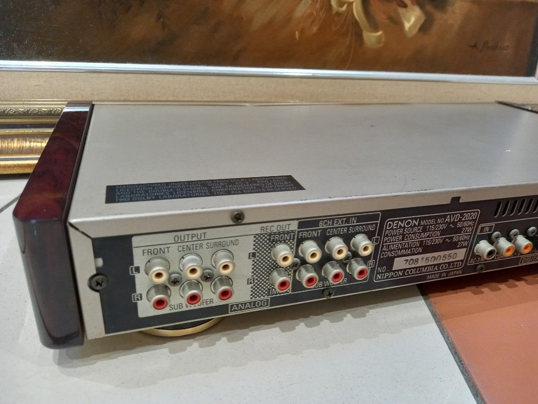Denon AVD-2020 Digital Surround Decoder..gd working, Audio, Soundbars ...