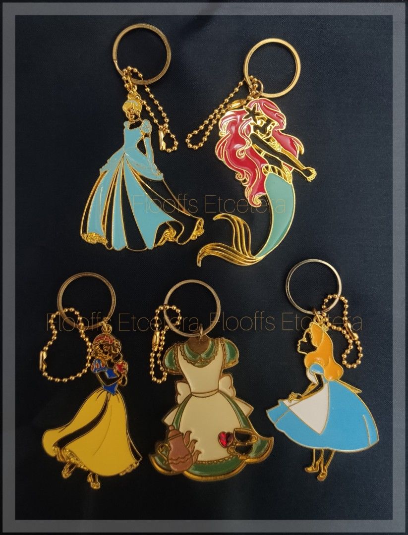 Disney Princess Metal Keyrings (sold separately), Hobbies & Toys, Toys ...
