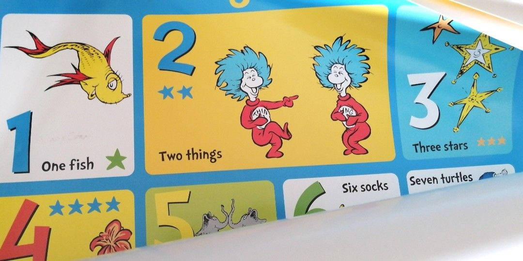 Dr Seuss Richard Scarry Educational Wall Poster Pack 4 in a Pack ...