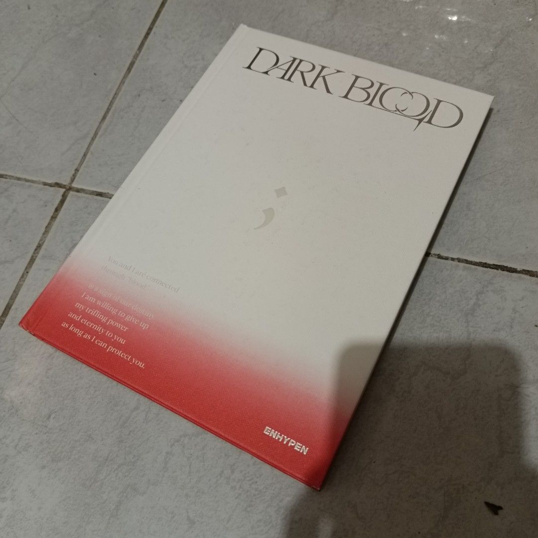 ENHYPEN Dark Blood Albums with complete inclusions (no pcs), Hobbies ...