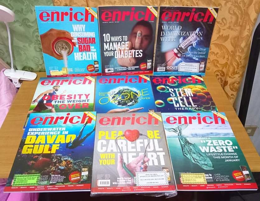 Enrich Magazines bundle issues 2022 to issues 2023 / Enrich magazines ...