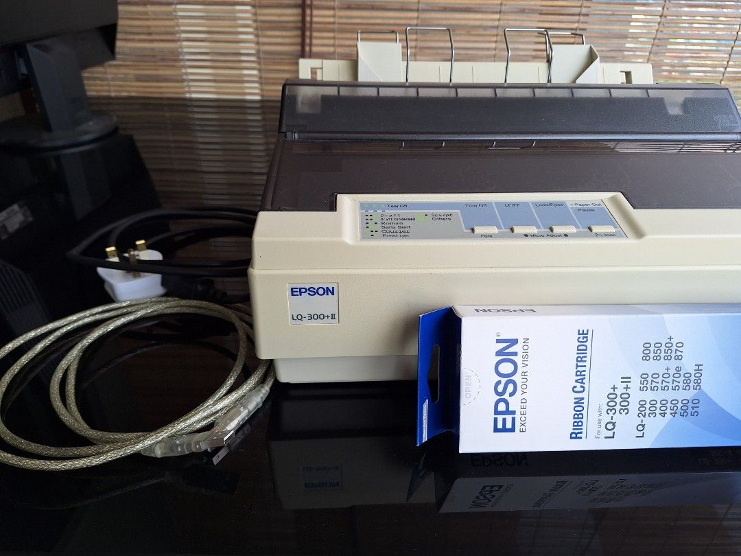 Epson LQ-300+II Dot Matrix Printer, Computers & Tech, Printers ...