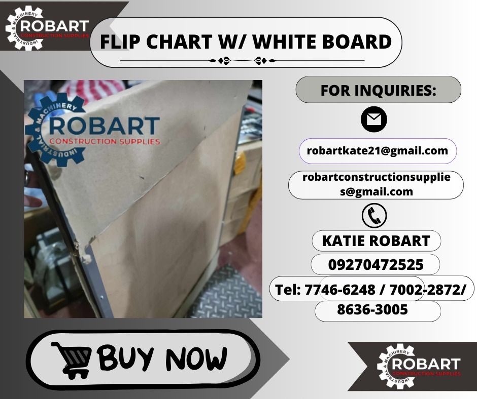 FLIP CHART WITH WHITE BOARD, Commercial & Industrial, Construction ...