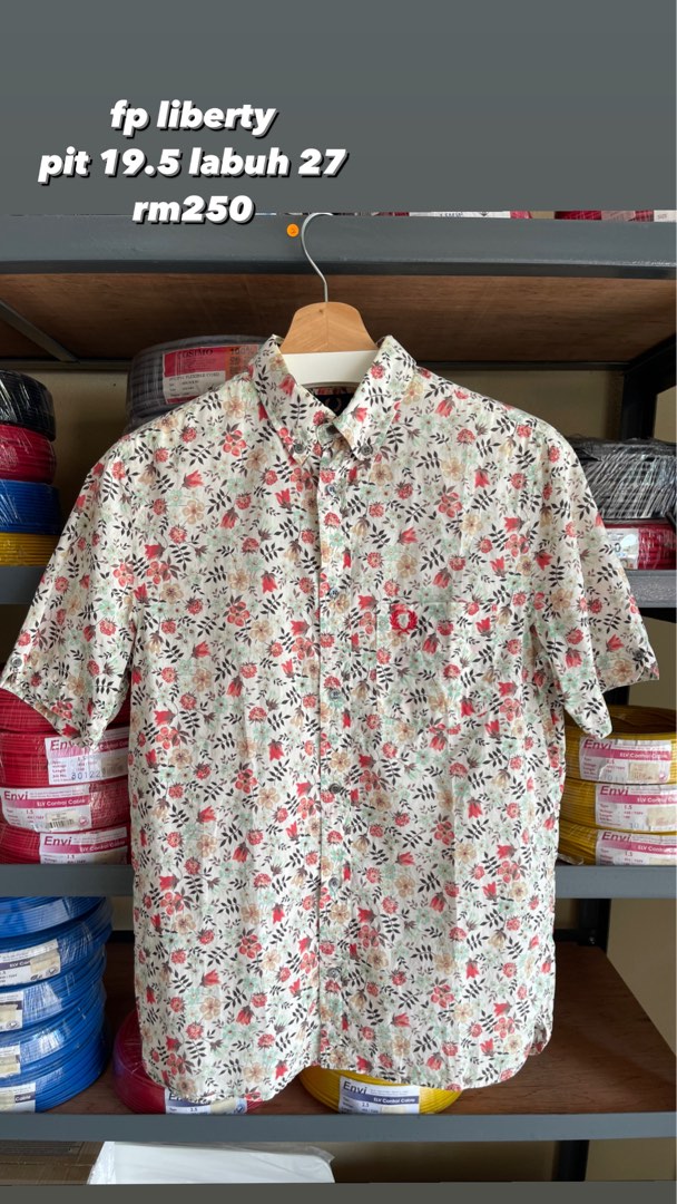 Fred Perry Liberty, Men's Fashion, Tops & Sets, Tshirts & Polo Shirts ...