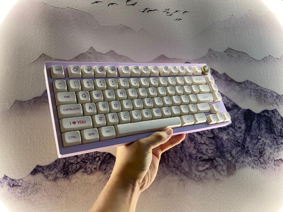[FULL SET] QwertyKeys QK75 Tri-Mode Mechanical Keyboard, Computers ...