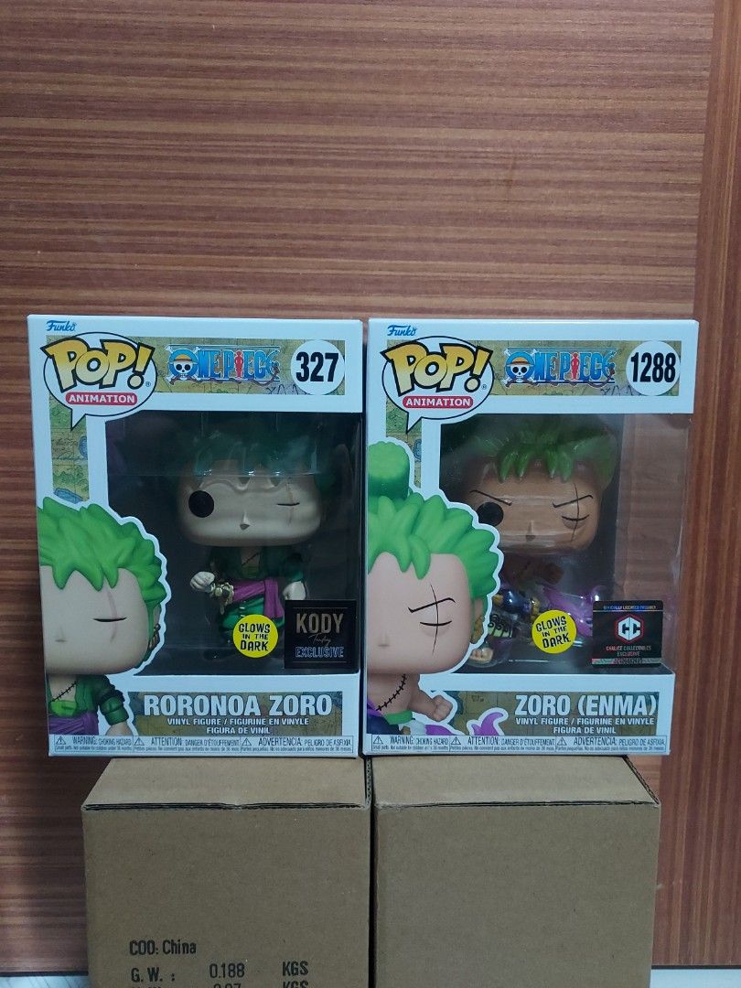 Funko Zoro One Piece bundle of 2, Hobbies & Toys, Toys & Games on Carousell