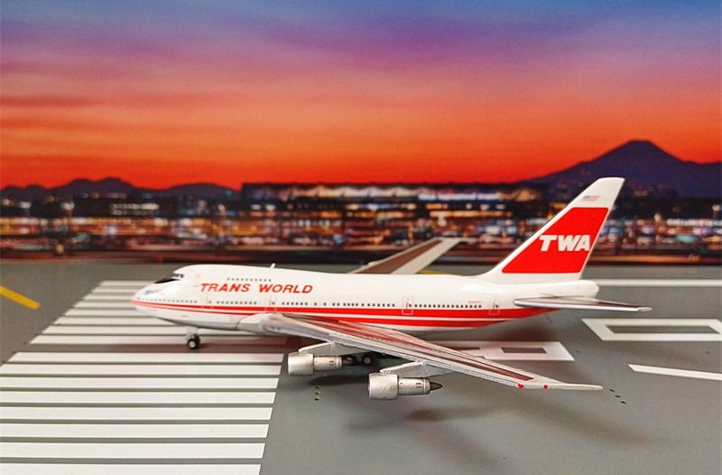 GeminiJets 1:400,飛機模型,TWA Boston Express 美國環球航空 B747SP, GJTWA1495, 興趣及 ...