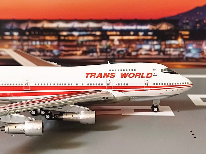 GeminiJets 1:400,飛機模型,TWA Boston Express 美國環球航空 B747SP, GJTWA1495, 興趣及 ...