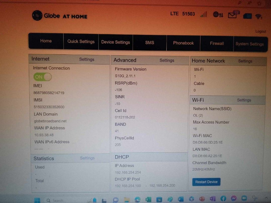 Openline Globe At Home Modem (ZLT-S10) | RUSH SALE! ONLY FOR 900 PESOS ...