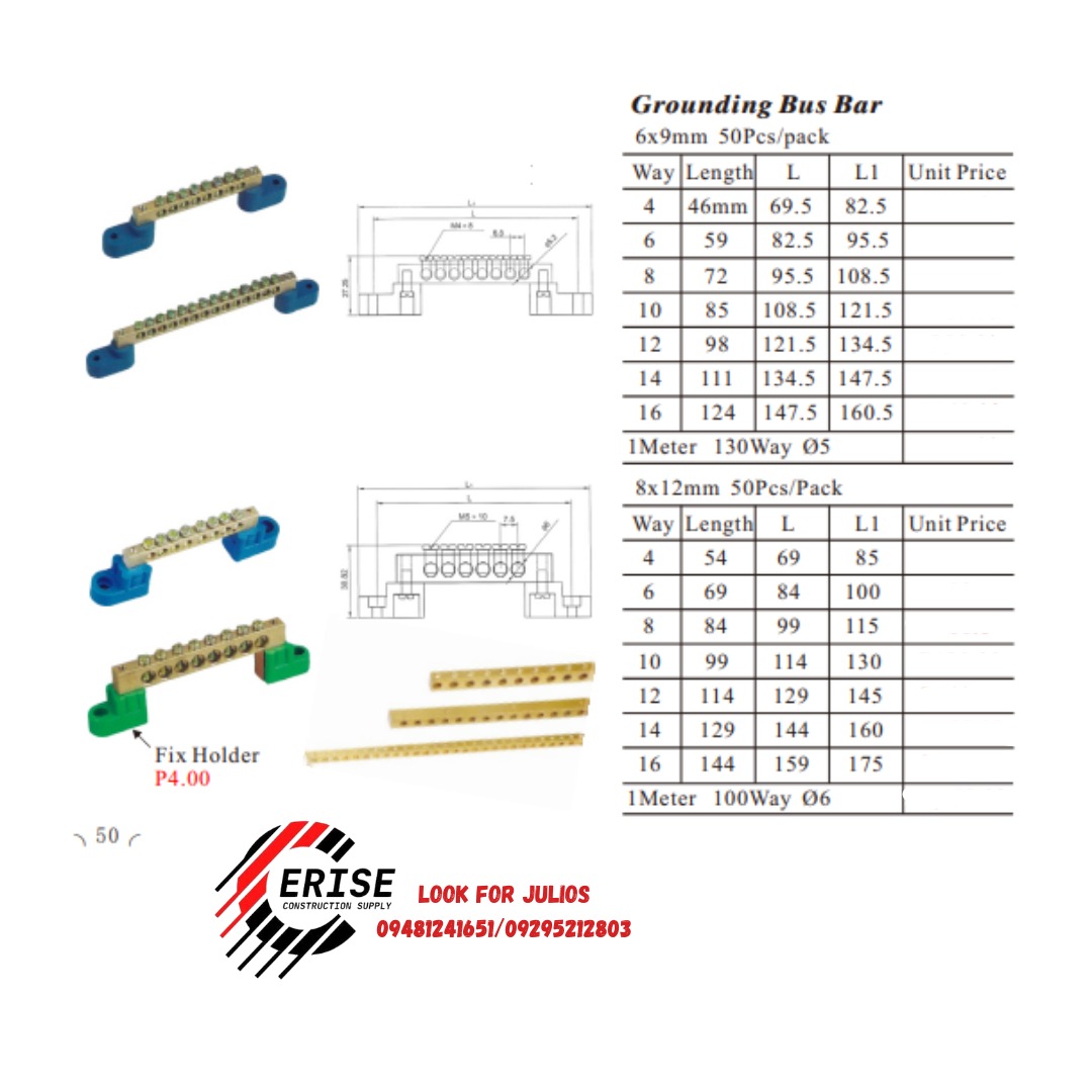 Ground Bus Bar, Commercial & Industrial, Construction Tools & Equipment ...