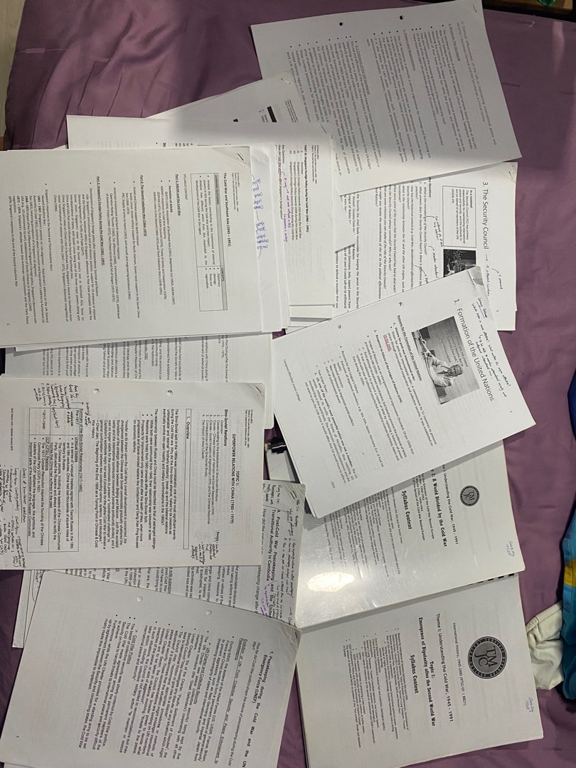 H1 History JC Notes, Hobbies & Toys, Books & Magazines, Textbooks on ...