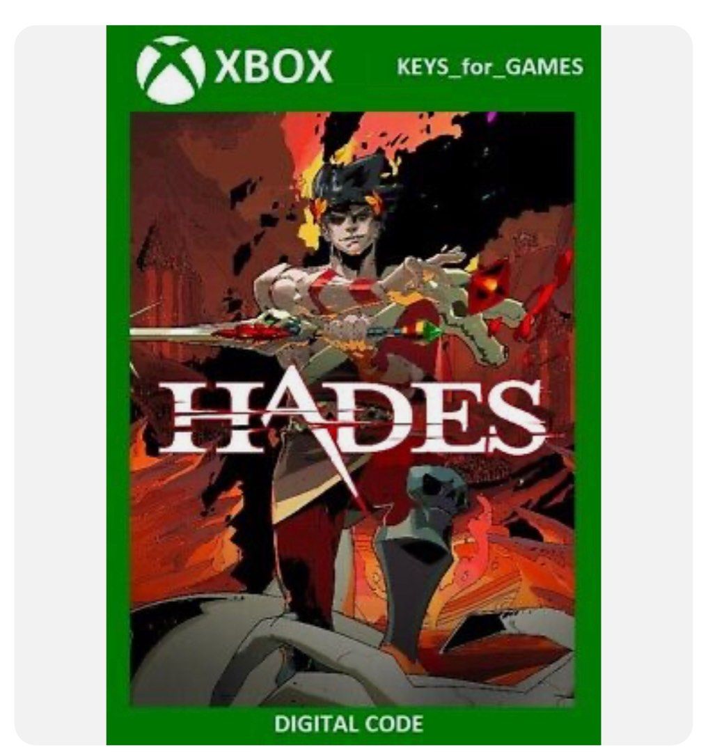 Hades XBOX Digital Game, Hobbies & Toys, Toys & Games on Carousell