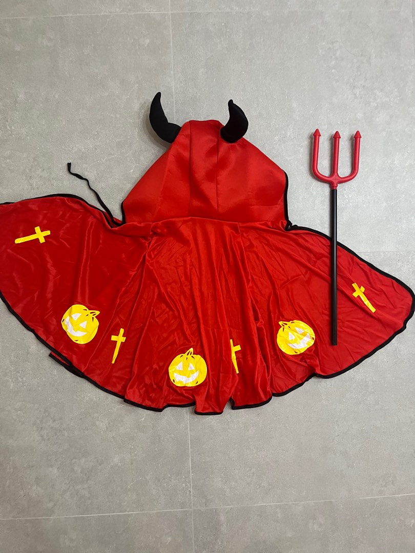 Kids Halloween devil costume, Babies & Kids, Babies & Kids Fashion on ...