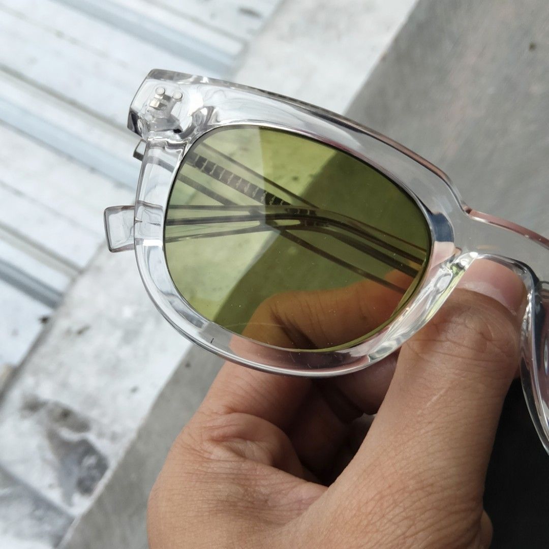 Hasil Custom lensa R-150 C-050/L-100 diwarna Hijau, Fesyen Pria ...