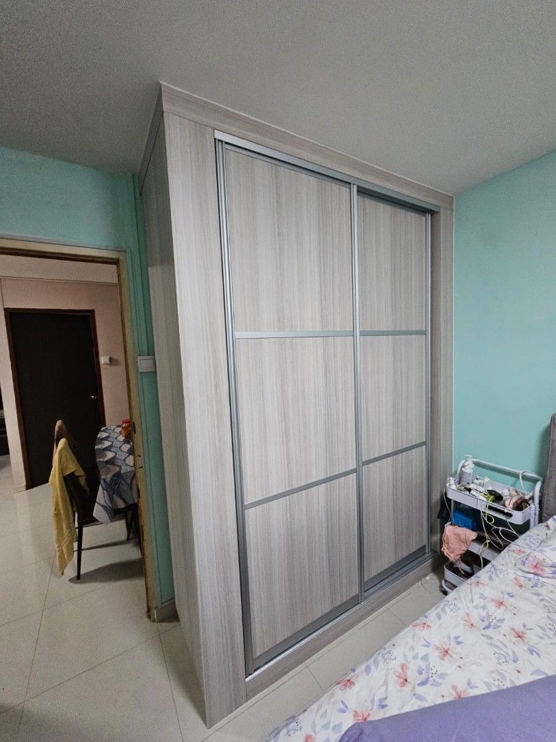 HDB / BTO #wardrobe #partition #false ceiling #shower screen, Furniture ...
