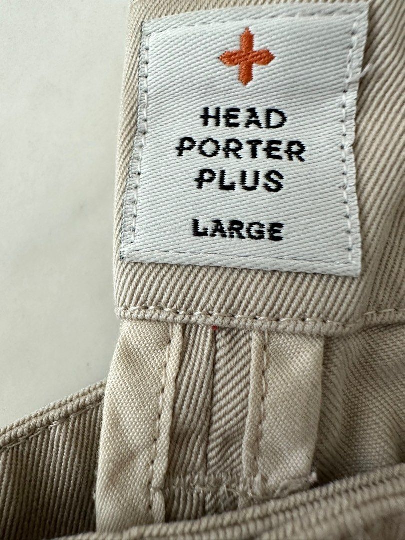 Head Porter Plus khaki chino, Men's Fashion, Bottoms, Chinos on Carousell