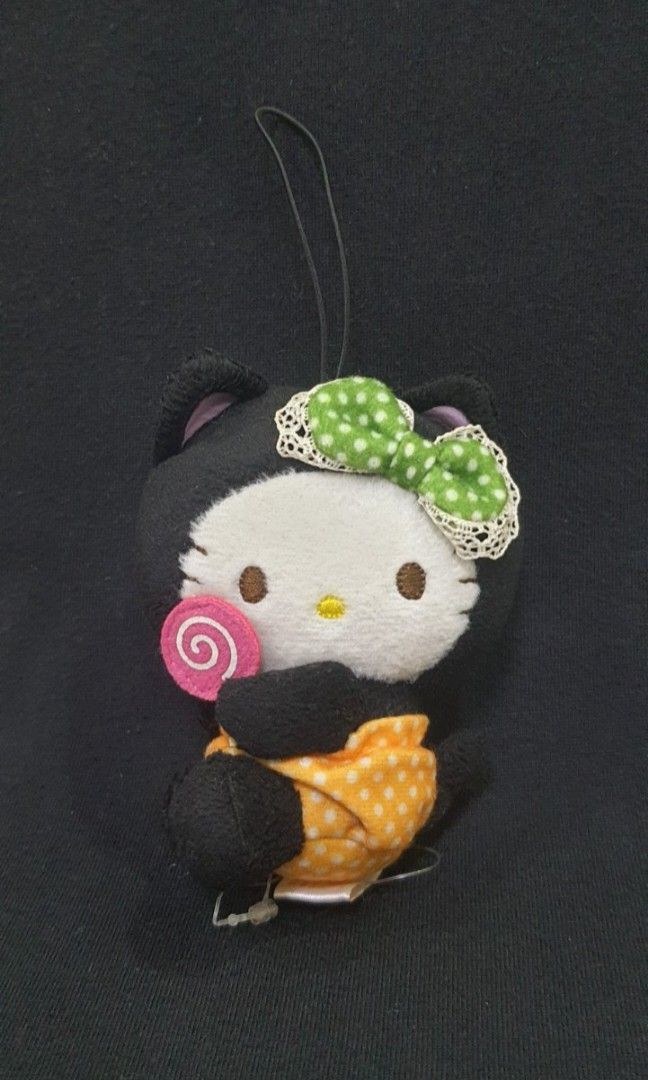 Hello Kitty Black Cat Charm, Hobbies & Toys, Toys & Games on Carousell