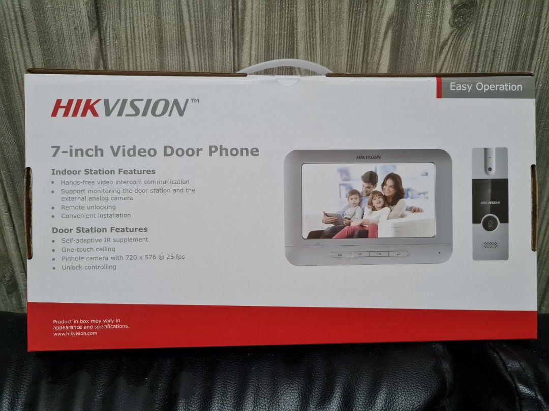 HIK Vision 7" Video Door Phone, Furniture & Home Living, Security ...