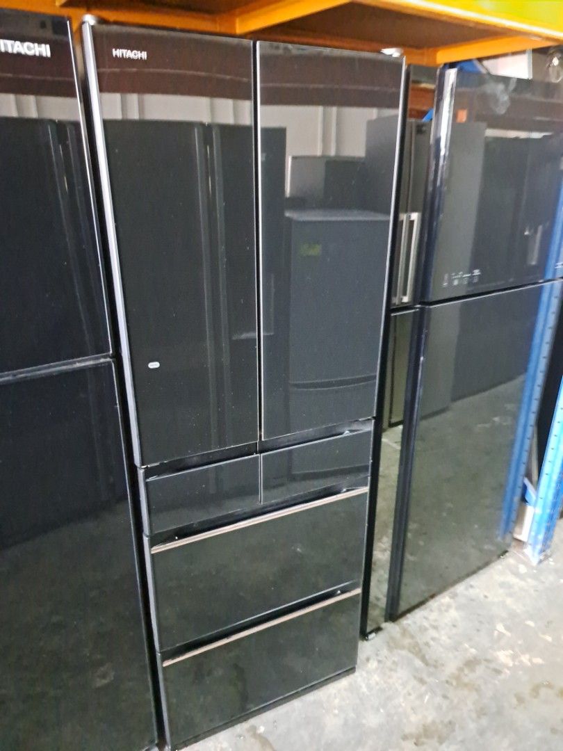 Look new Hitachi glass door Refrigerator Fridge inverter 401L net ...