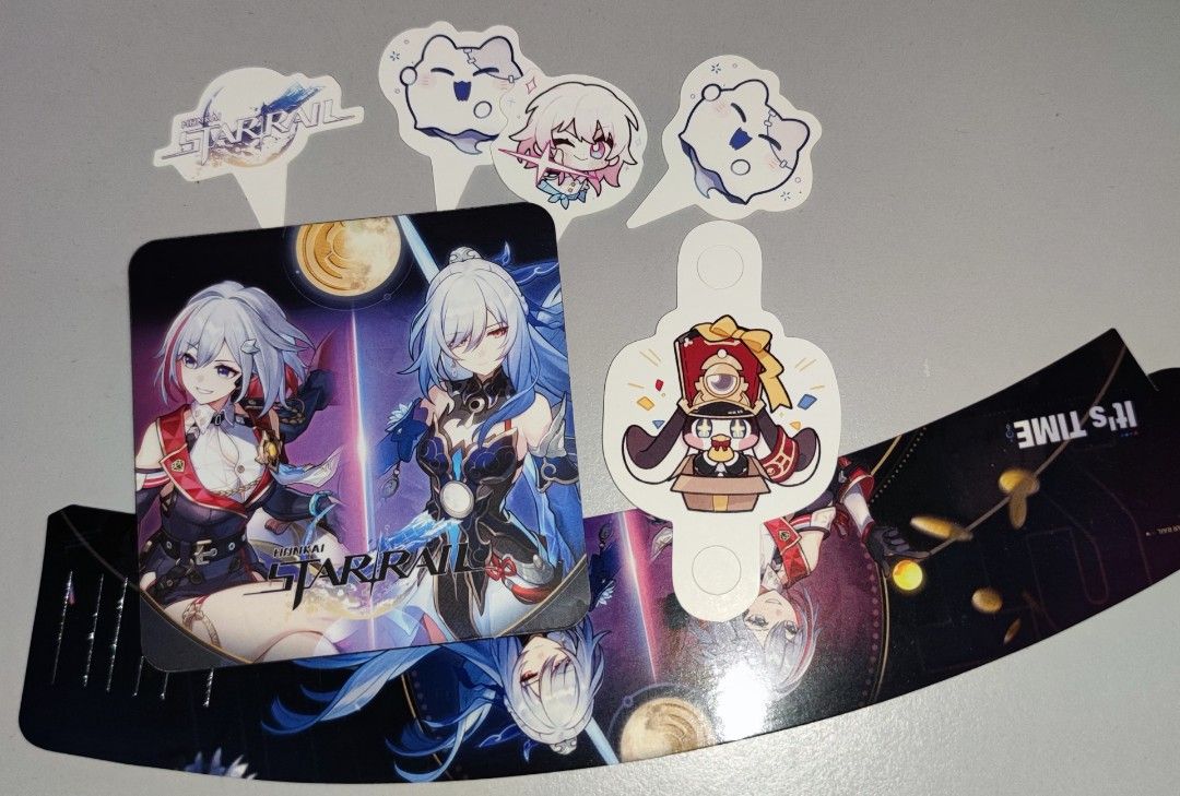 honkai star rail hsr kith cafe collab - various merchandises, Hobbies ...