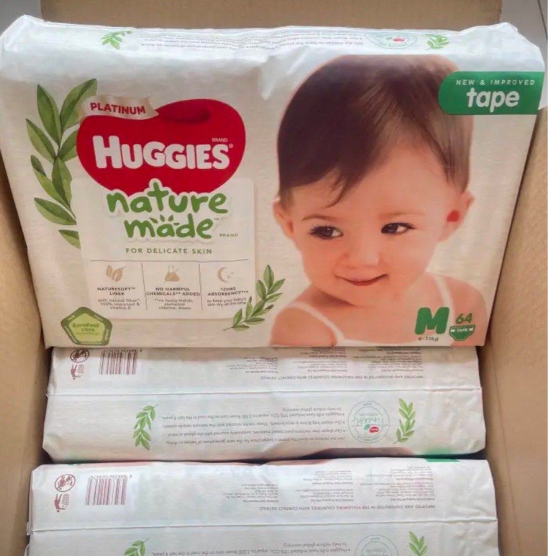Huggies Diapers M tape, Babies & Kids, Babies & Kids Fashion on Carousell