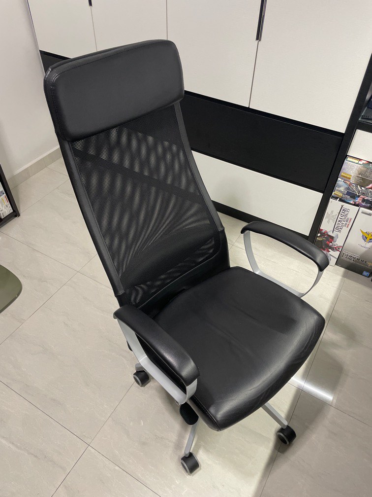 IKEA Office Chair MARKUS, Furniture & Home Living, Furniture, Chairs on ...