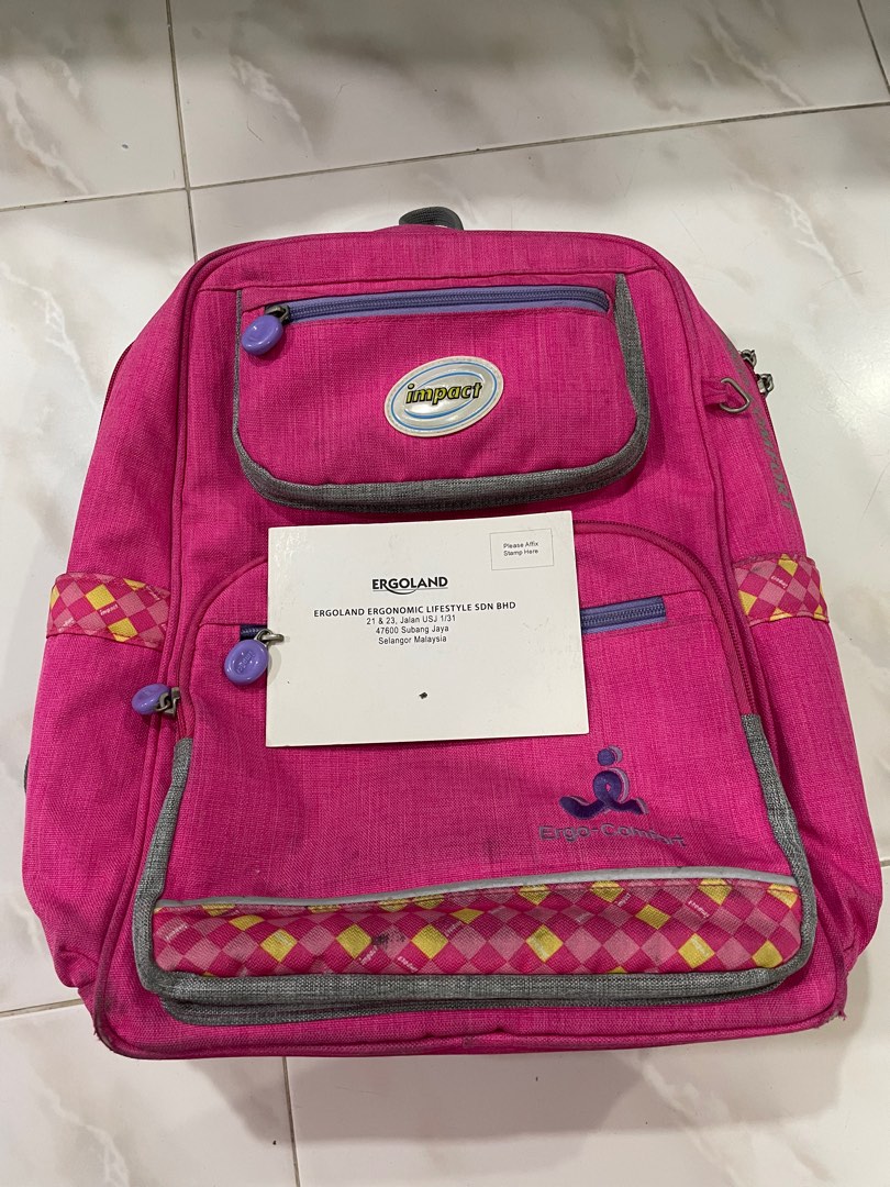 IMPACT - Ergo-Comfort Spinal Support backpack, Women's Fashion, Bags ...