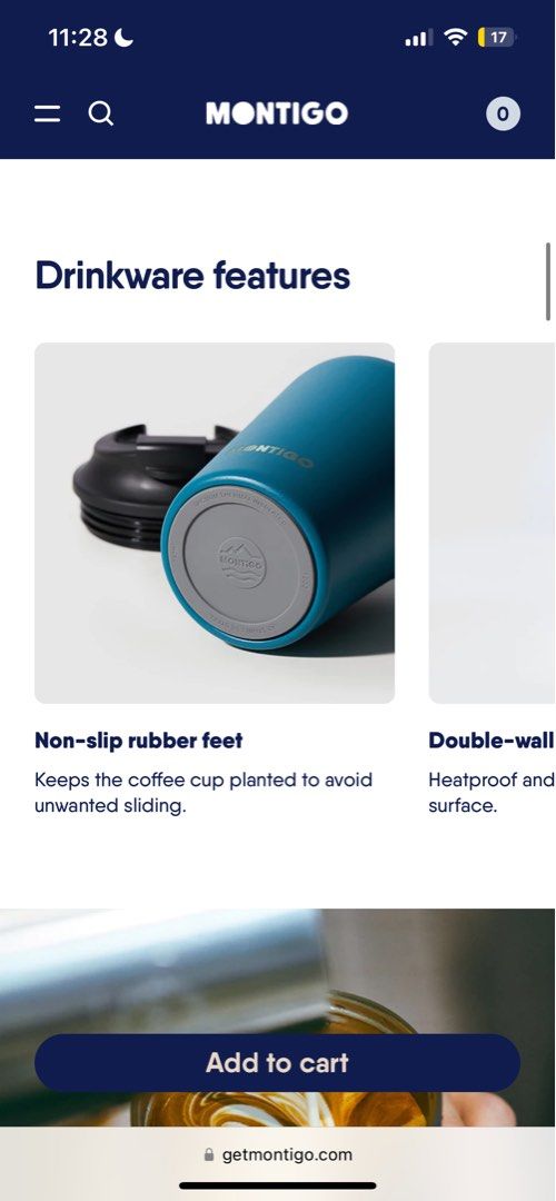 [INSTOCK] Montigo Sense Coffee Cup in Buttercream, Furniture & Home ...