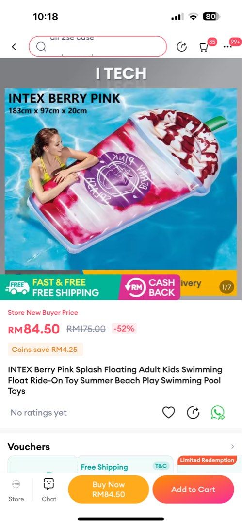Intex float, Sports Equipment, Sports & Games, Water Sports on Carousell