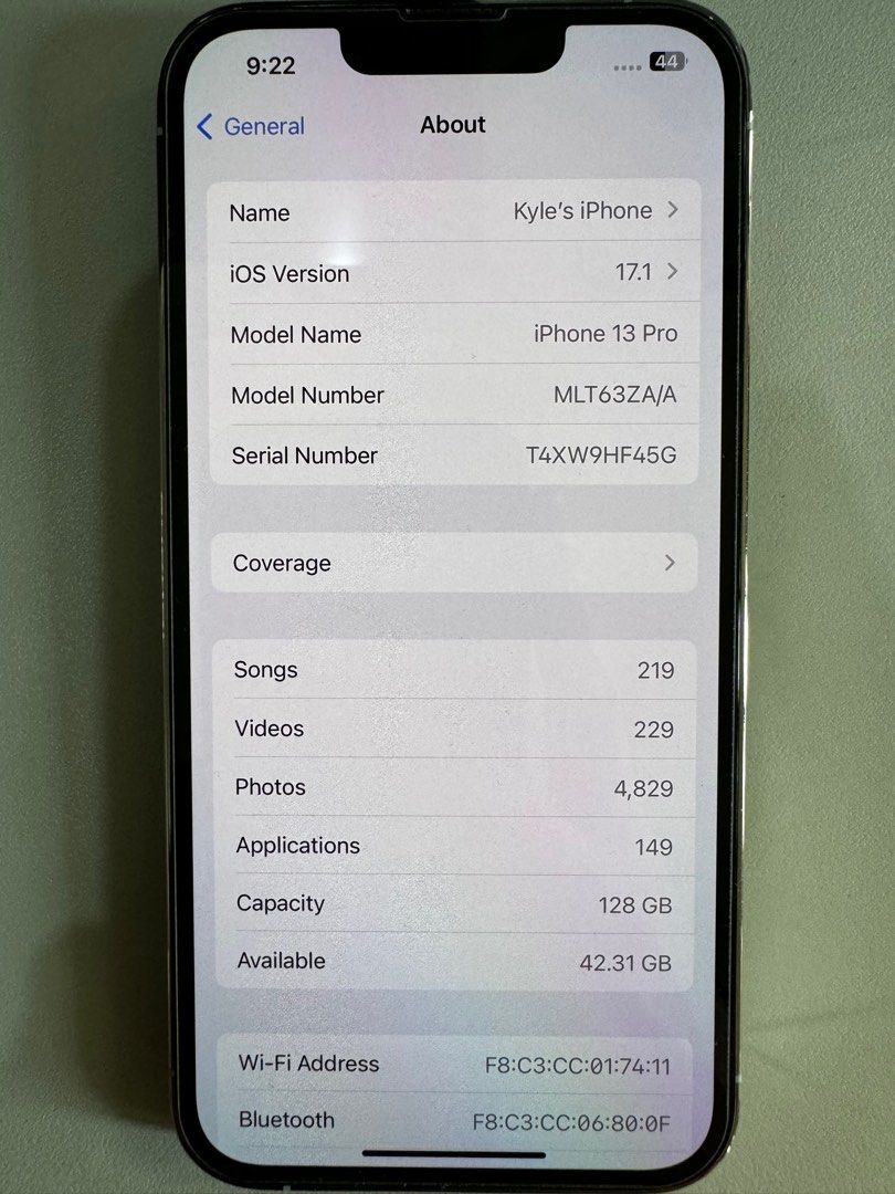 iPhone 13 Pro 128GB - Dual Physical Sim, Mobile Phones & Gadgets ...