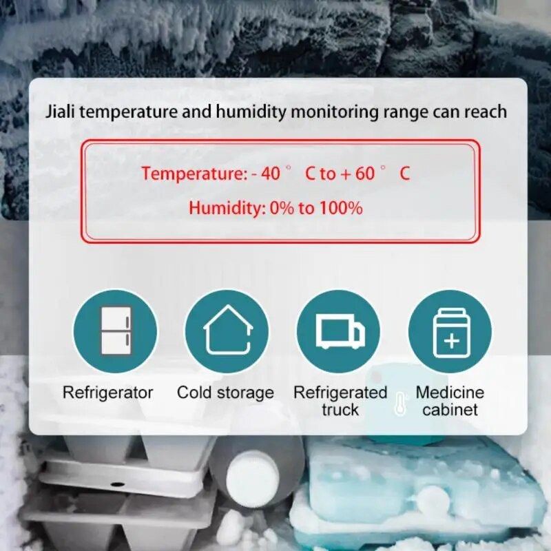 jaalee JHT Temperature/Humidity/Dewpoint/VPD Sensor Thermometer ...