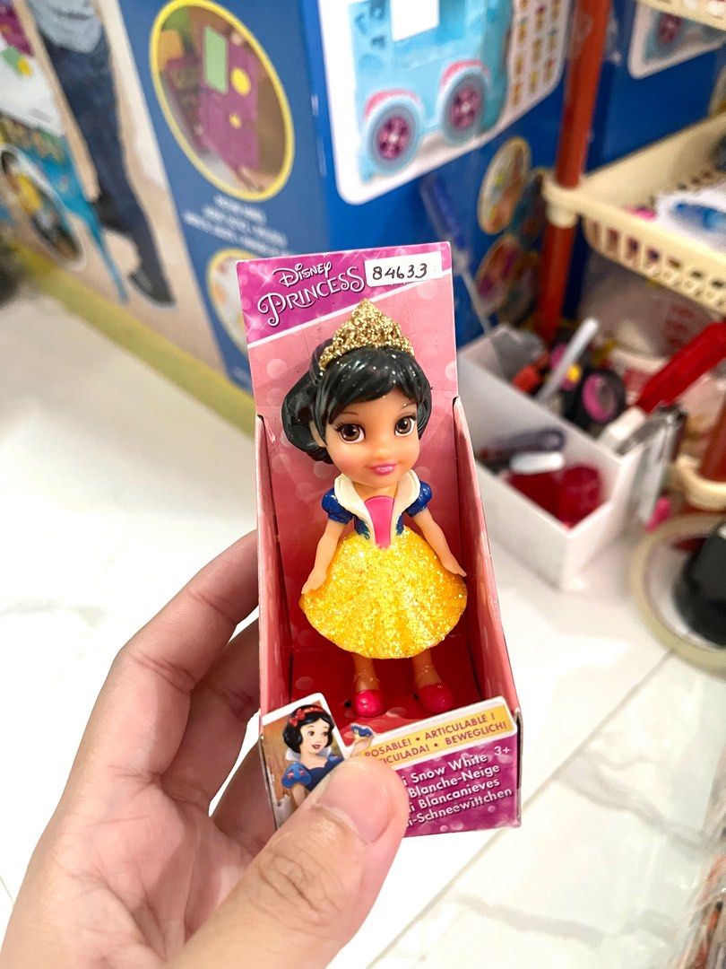 Jakks Disney princess mini cinderella snow white jasmine, Bayi & Anak ...