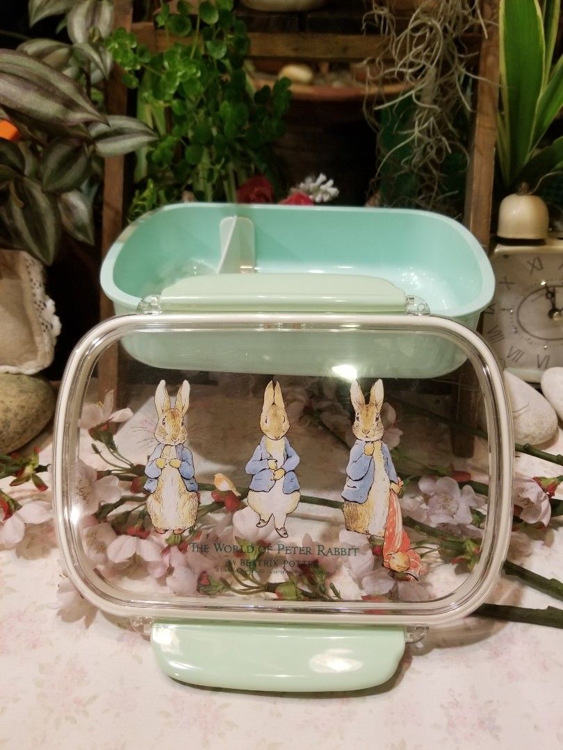 Japan made Quality Peter Rabbit food container 800ml, Furniture & Home ...