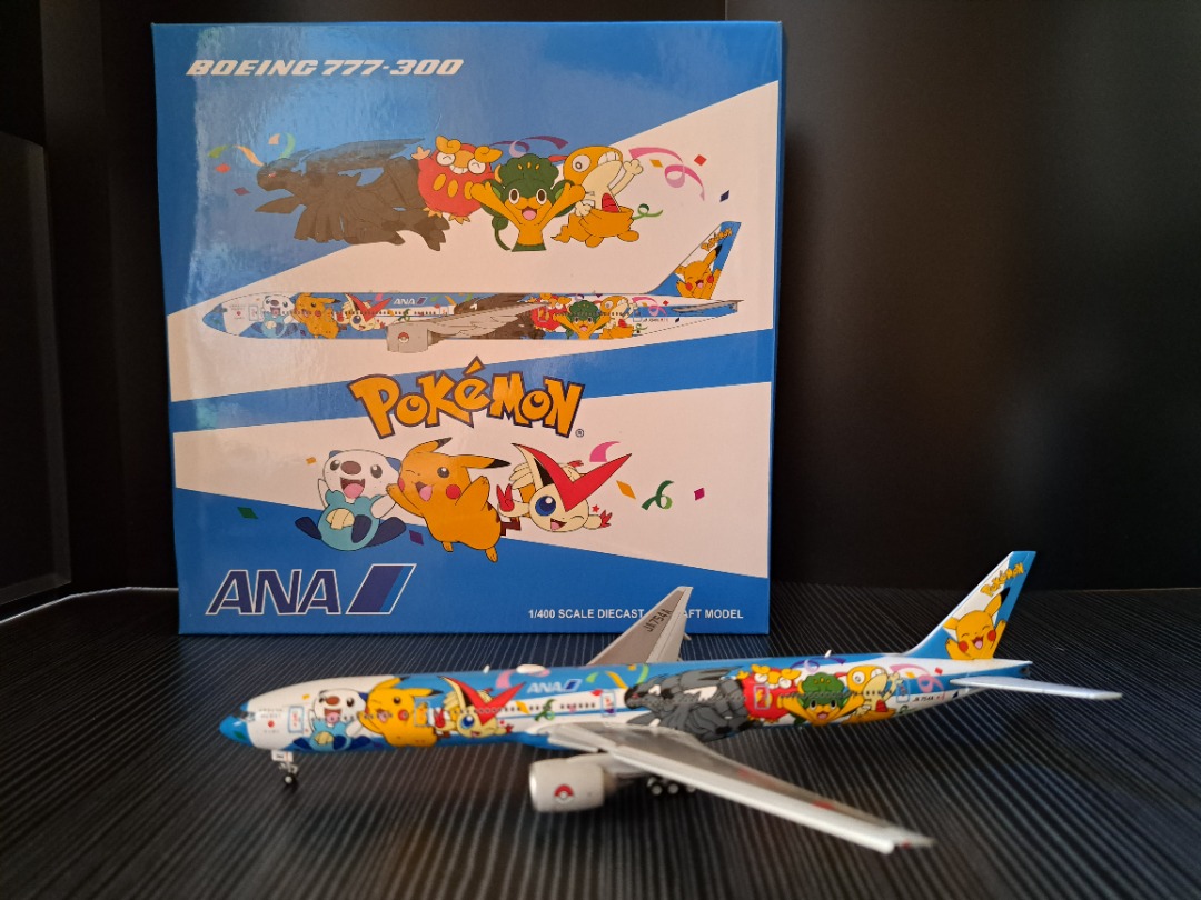 JC Wings Pokemon ANA Boeing 777 Model Plane, Hobbies & Toys, Toys ...
