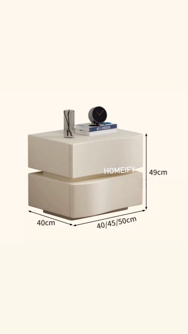 JUSTIN Modern LED Bedside Table, Furniture & Home Living, Furniture ...