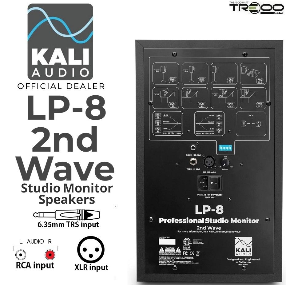 [Official]($20 Cashback!) Kali LP-8 2nd Wave (LP8 V2) Studio Monitoring ...
