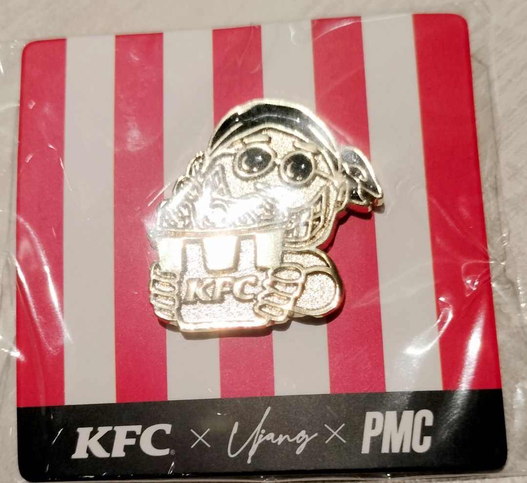 KFC 24K Gold-Plated Zinc Enamel Pin, Hobbies & Toys, Collectibles ...