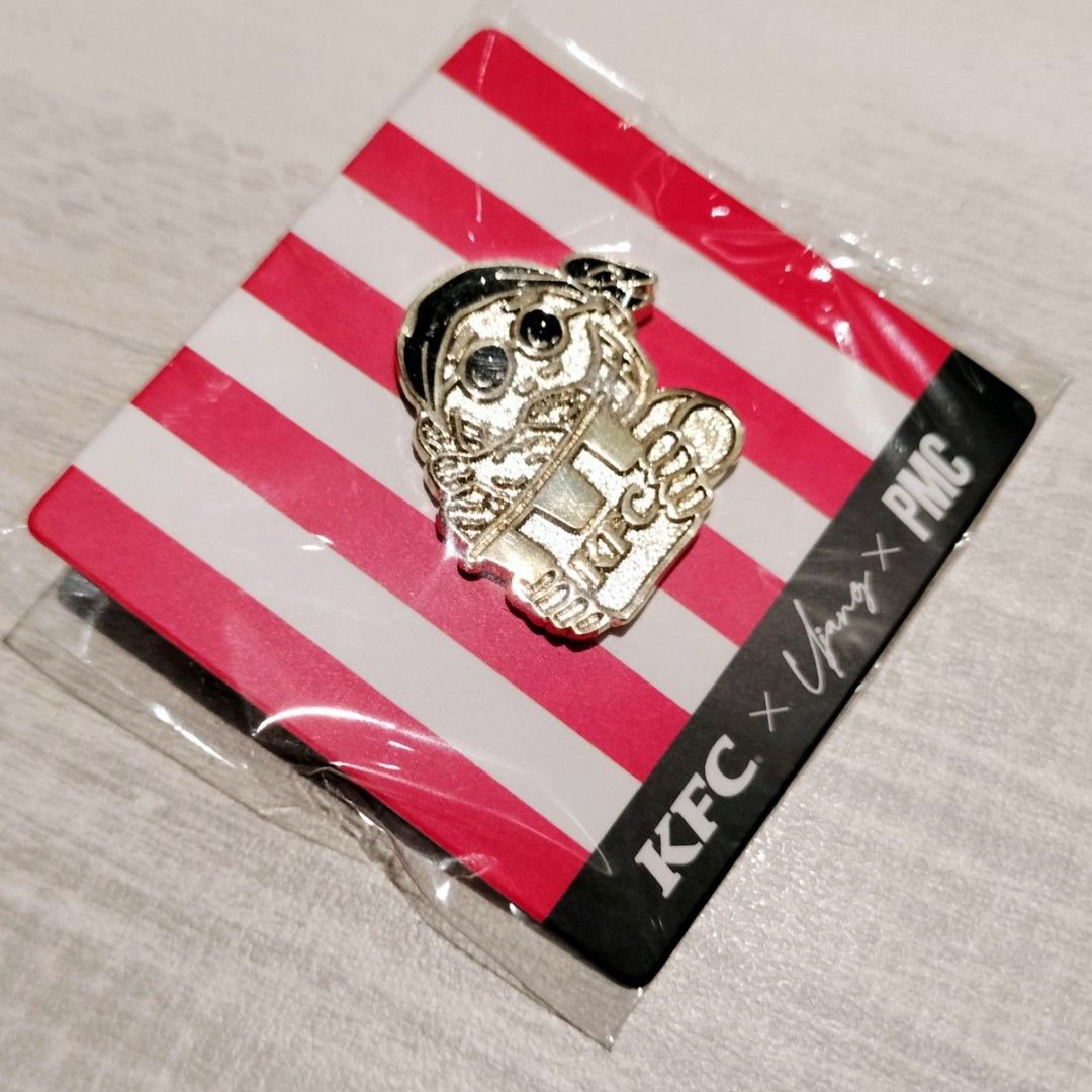 KFC 24K Gold-Plated Zinc Enamel Pin, Hobbies & Toys, Collectibles ...