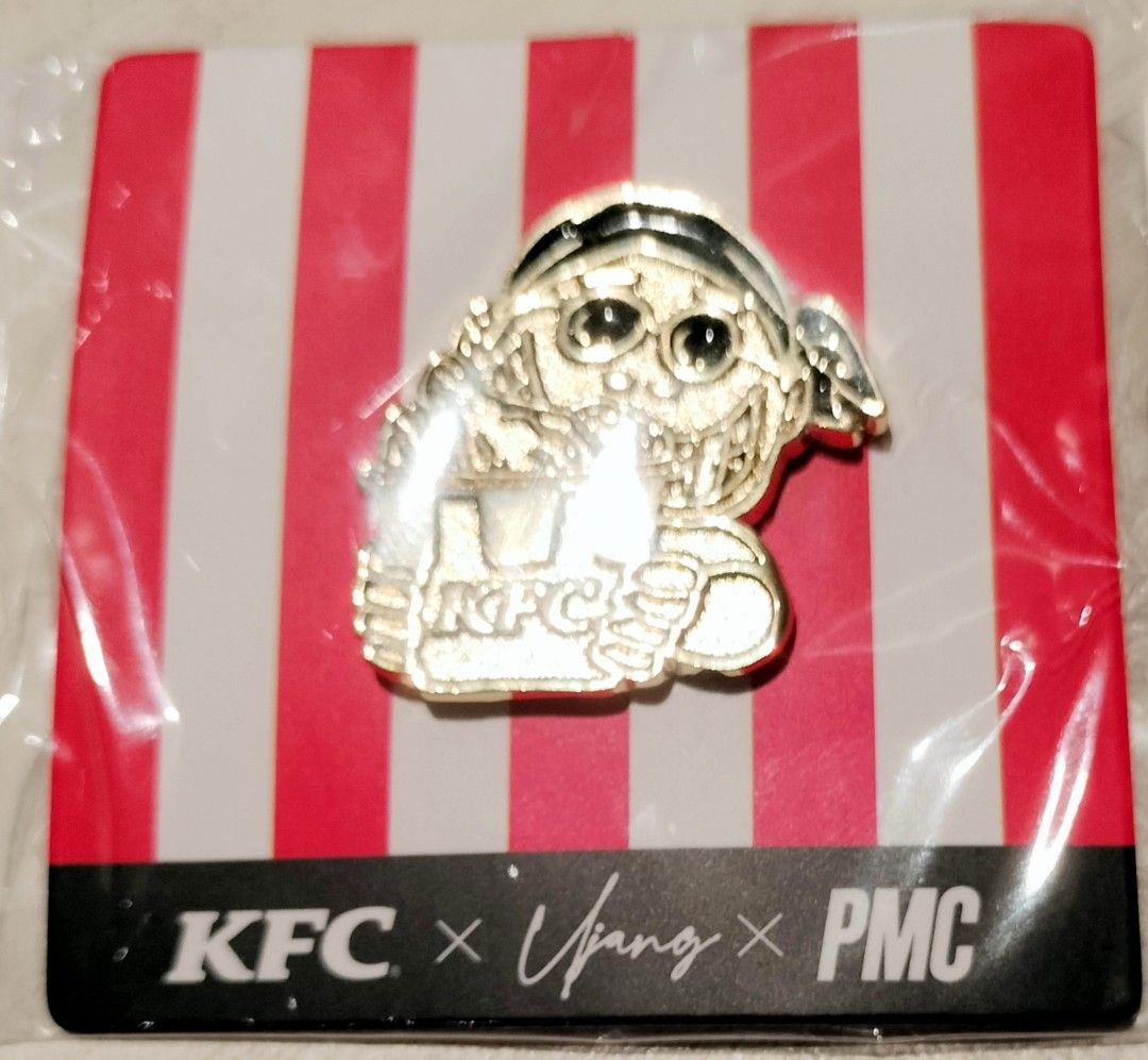 KFC 24K Gold-Plated Zinc Enamel Pin, Hobbies & Toys, Collectibles ...