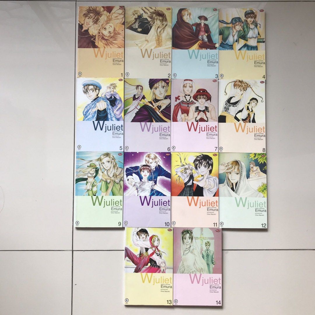Komik w juliet 1-14T emura, Buku & Alat Tulis, Komik dan Manga di Carousell