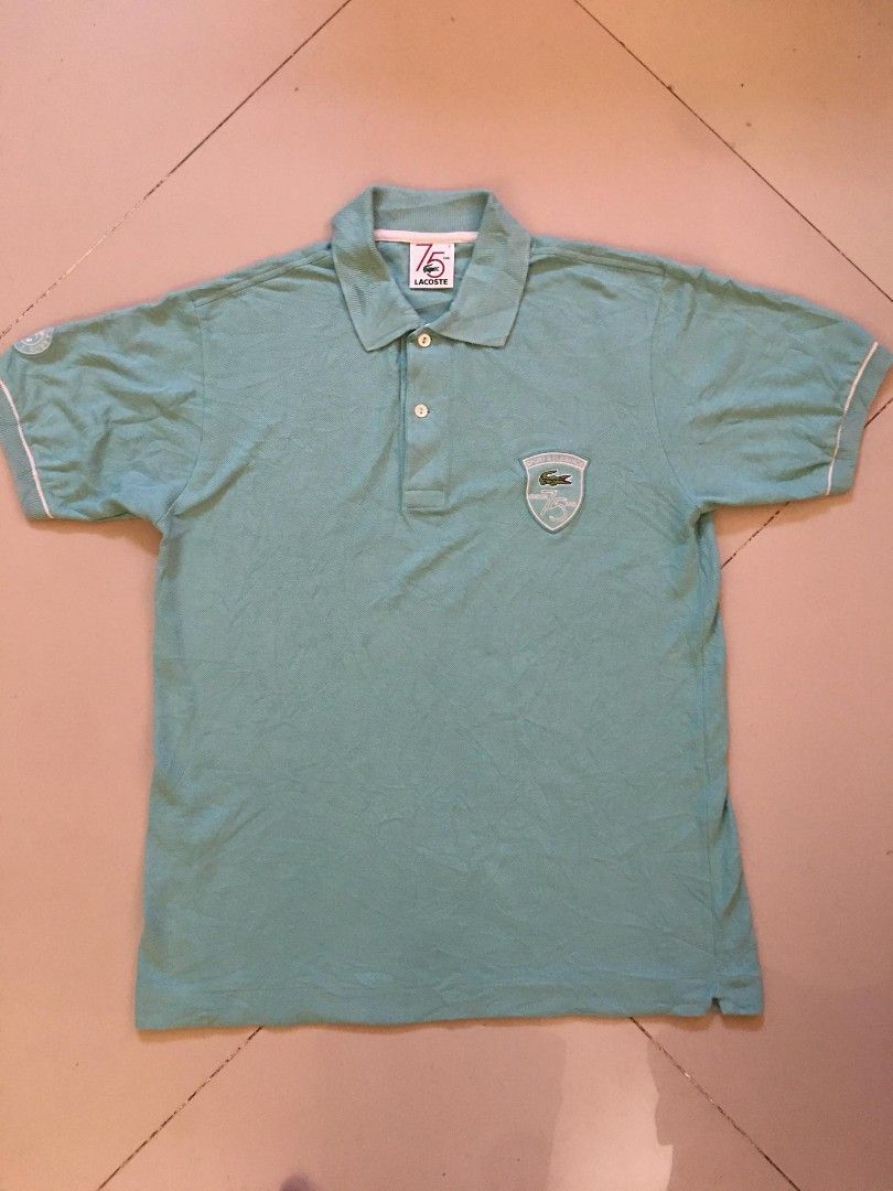 Lacoste 75 Years Anniversary Polo Shirt, Men's Fashion, Tops & Sets, Tshirts & Polo Shirts on ...