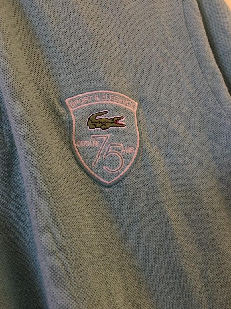 Lacoste 75 Years Anniversary Polo Shirt, Men's Fashion, Tops & Sets, Tshirts & Polo Shirts on ...