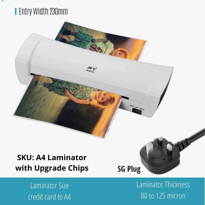 Laminator Machine (with 100pc laminating sheets), Hobbies & Toys ...