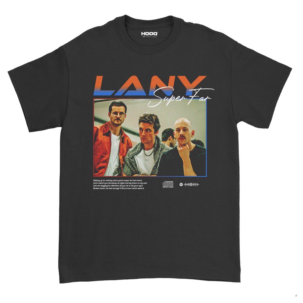 unisex LANY band graphic black tshirt, Men's Fashion, Tops & Sets ...